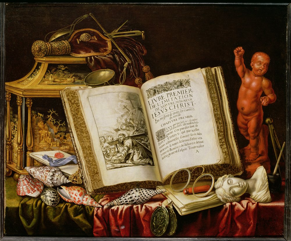 Ein Vanitas-Stillleben von Simon Renard de Saint-Andre